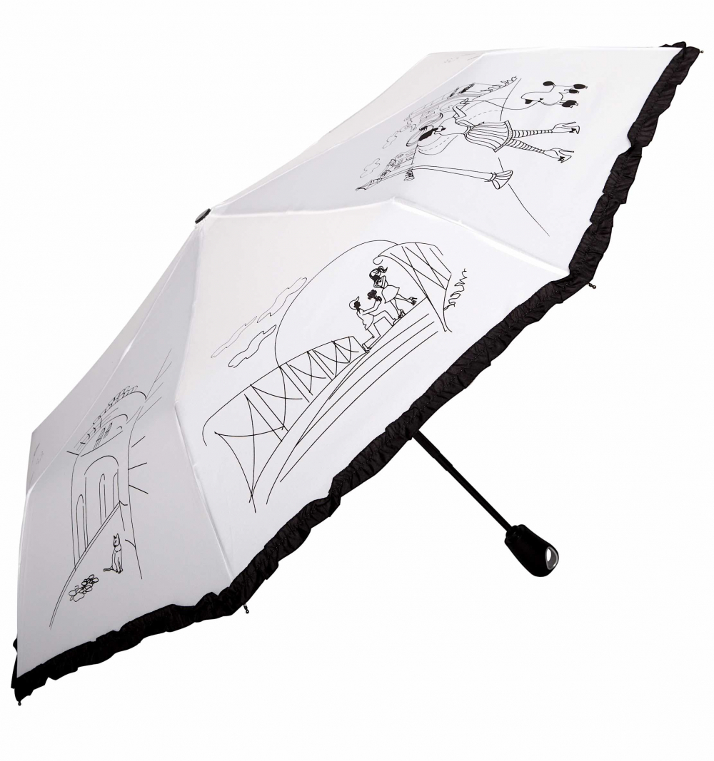 Parisian - auto open & close Carbon Steel 80km/h Umbrella - red with ...
